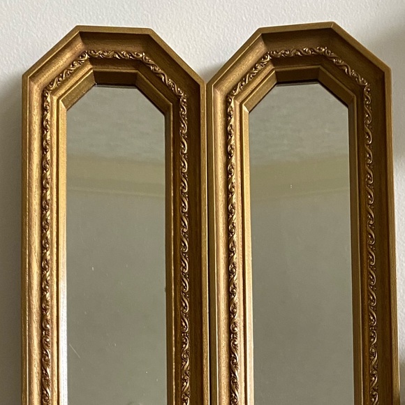 HOMCO Home Interiors | Wall Decor | Vintage Pair Homco Antiqued Gold ...